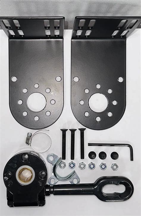 Black Angle Brackets Hand Crank Assembly Kit The Sportscreen Ltd
