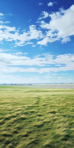 Premium Photo Vast Grassland Real Photos Capturing Endless Scenery