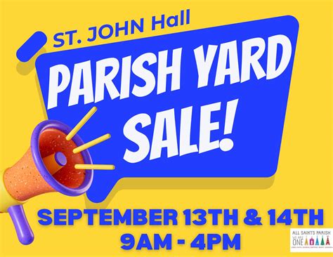 All Saints Parish Yard Sale