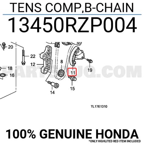 TENS COMP,B-CHAIN 13450RZP004 | Honda Parts | PartSouq