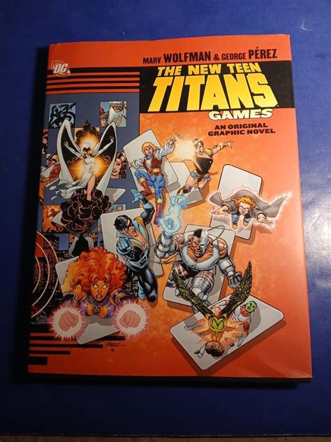 The New Teen Titans Games Original Graphic Novel Hc Book Marv Wolfman
