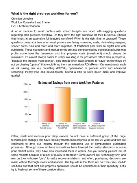What Is The Right Prepress Workflow For You Pdf