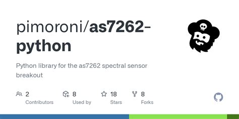 Github Pimoronias7262 Python Python Library For The As7262 Spectral