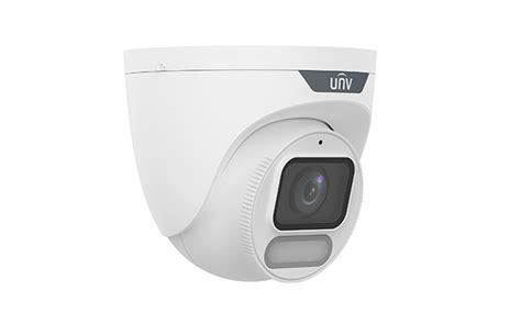 Uniview IPC3624LE ADF40K WP 4MP ColorHunter Wise ISP Fixed Warm Light Turret Network Camera In