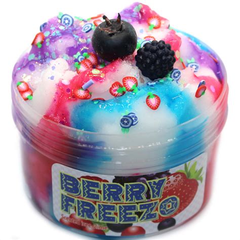 Berry Freezo Scented Icee Slime Dj Slimey Gloop