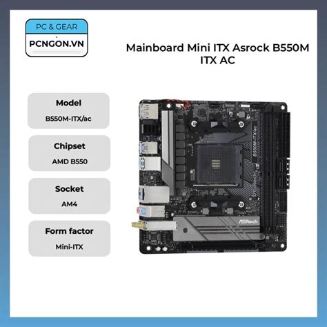 Mainboard Mini Itx Jginyue B550i Gaming Pcngon