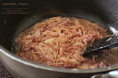 Sambal Taun Taon Tahun Kerang Amies Little Kitchen