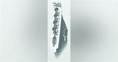 Matrox Frame Grabber Captures Data At 25 Gbitss Vision Systems Design