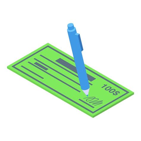 Premium Vector Finance Paper Check Icon Isometric Vector Business Plan Market Money