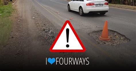 Avoid Pothole I Love Fourways