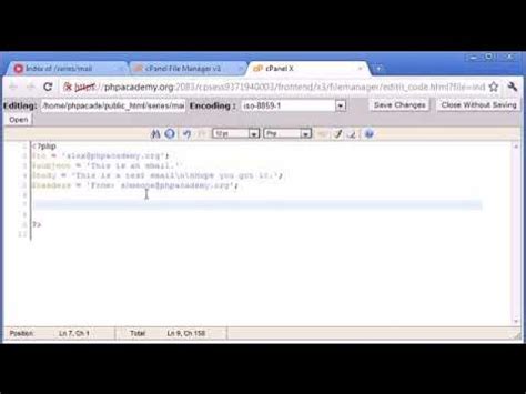 Beginner PHP Tutorial 98 Sending an Email Part 1 ‏ #PHPTutorial # ...