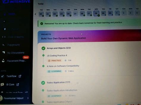 Pavan Kumar Velpuri On Linkedin 100dayscodechallenge Day53 Dynamicwebsite Javascript
