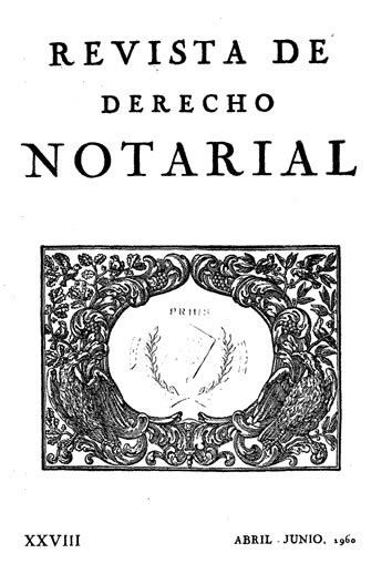 Revista De Derecho Notarial 28 Detalle Librería