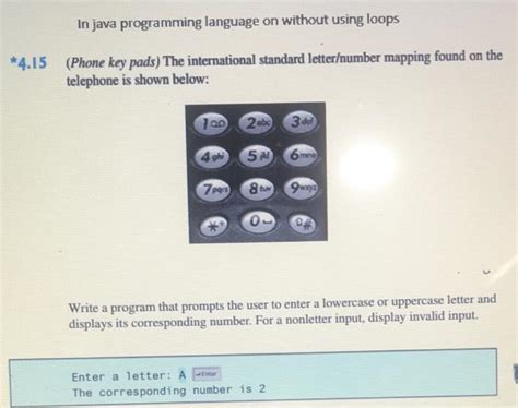 Solved In Java Programming Language On Without Using Loops