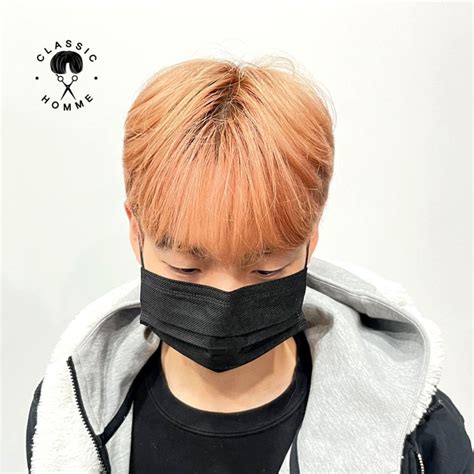 2022 남자 염색색깔 중 남자 오렌지 브라운 그리고 남자 탈색머리 네이버 블로그