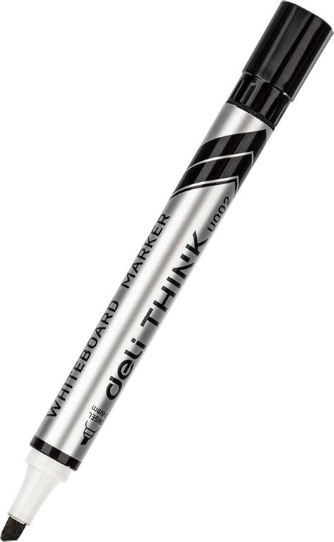 Deli Think 2 5mm Chisel Tip Dry Erase Markers 10 Pieces Black Buy Best Price In Uae Dubai
