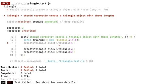 📓 tdd with jest testing the triangle constructor lhtp