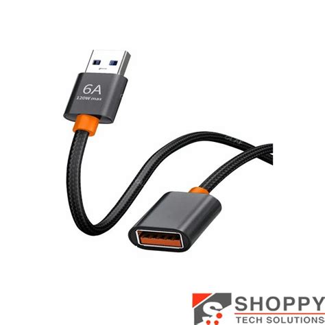 M Braided USB Extension Cord W USB Shoppy Computers Tech Solutions