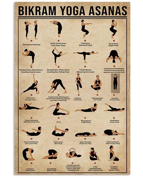 Bikram Yoga Poses Chart Printable Bikram Yoga Poses Chart Printable