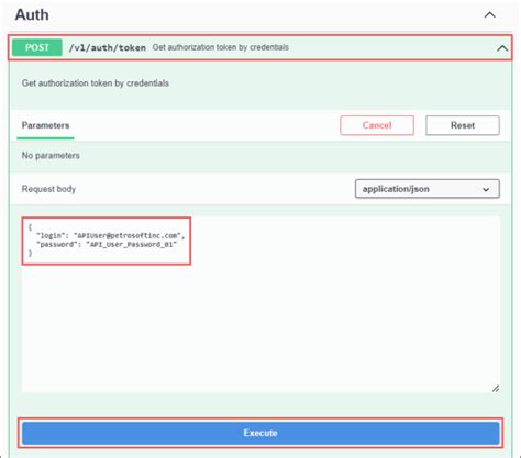 Getting The Api Authorization Data