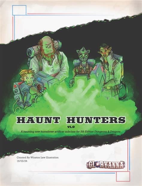 The Haunt Hunter A Busting New Homebrew Subclass For Artificers Rdndhomebrew