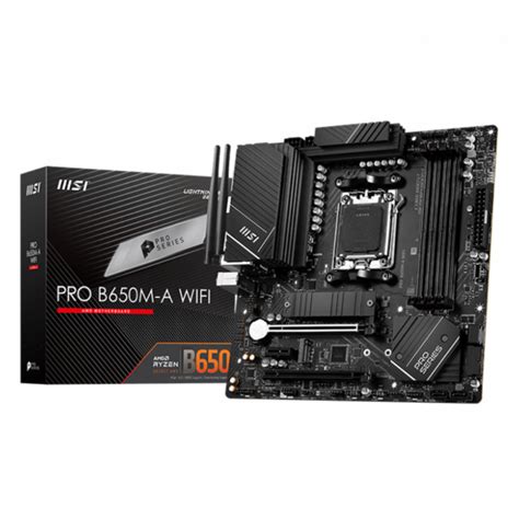 Msi Pro B Ma Wifi Am Microatx Motherboard Ac