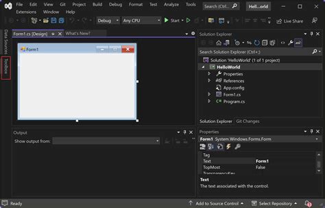 Cara Membuat Project Windows Form Di Visual Studio 2022 C