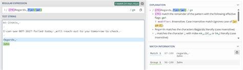 Regex Help For Fetching Name From Signature Community Uipath