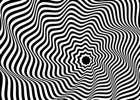 Black And White Wavy Optical Illusion Spiral Vector Background 16819497 Vector Art At Vecteezy