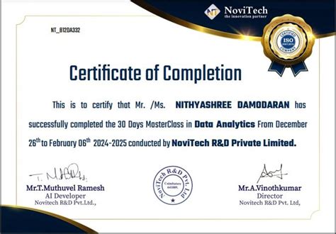 Nithyashree Damodaran On Linkedin Dataanalytics Machinelearning Businessintelligence Excel