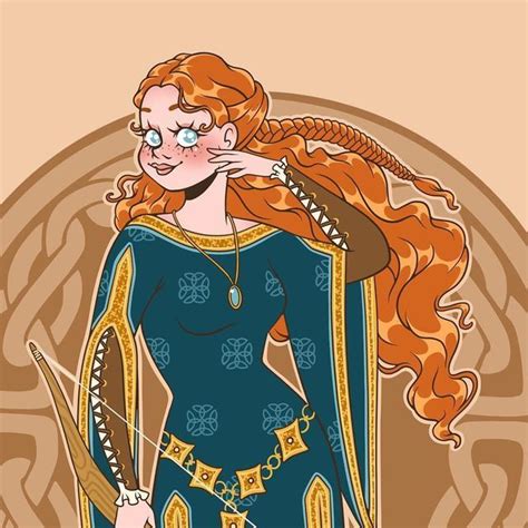 Misschris Illustration On Instagram My Merida Redesign 🐻 ️