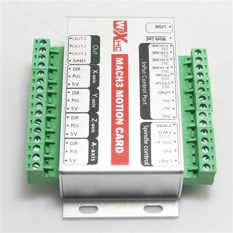 Mini Version Upgrade XHC MK CNC Mach USB Axis Motion Control Card Breakout Board KHz