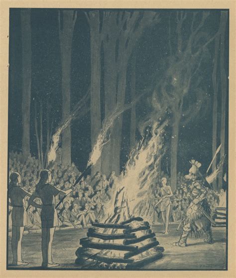 Théâtre Au Feu De Camp Couv Scout 129 De 1939 Pierre Joubert