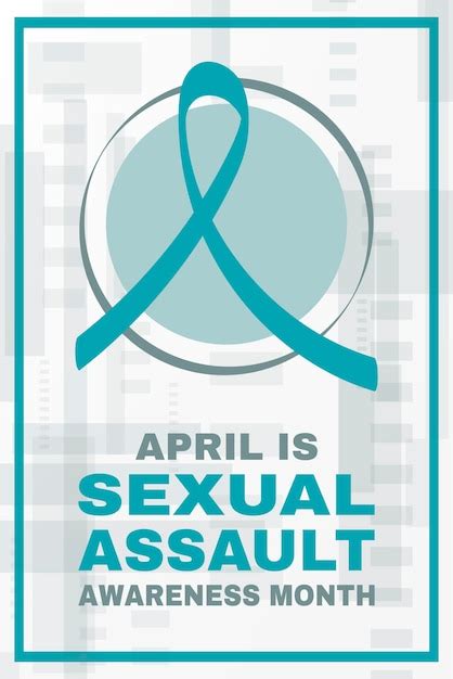 Premium Vector Sexual Assault Awareness Month Concept Banner Template