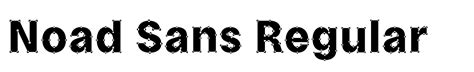 Noad Sans Regular Font Webfont And Desktop Myfonts