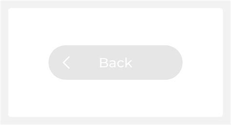 Inactive Back Button Ui Element Template Stock Illustration Download Image Now Administrator