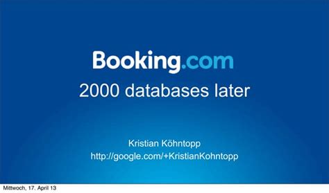 osdc 2013 2000 databases later by kristian köhntopp ppt