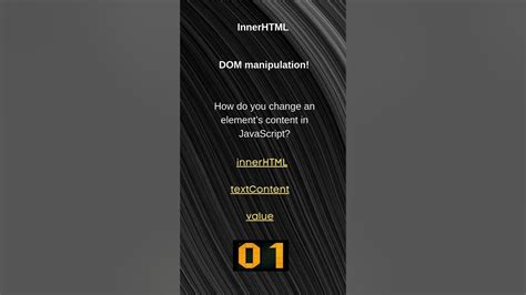 Innerhtml Javascript Webdevelopment Dom Innerhtml Youtube