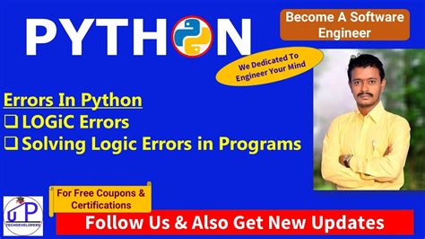 Pythonforengineers18 Logic Errors In Python How To Solve Logic