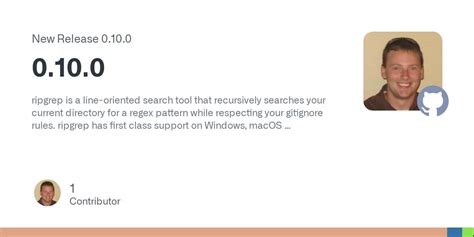 ripgrep 0 10 0 released pcre2 and multi line support r rust