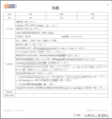 vue 打印某个区域的html【print js】 vue打印html页面 csdn博客