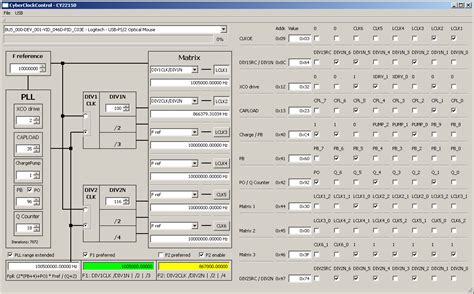 Cyberclock Cy22150 With Usb And Control Software Uwes Tinkerblog
