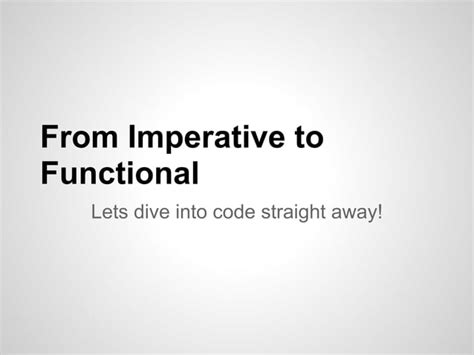 The Rise Of Functional Programming Ppt