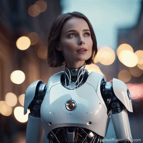 Ai Female Robot Giving Flying Kiss Stable Diffusion Online