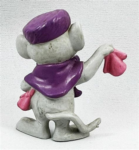 Bernard And Bianca Bullyland Pvc Figure Bianca Purple Hat