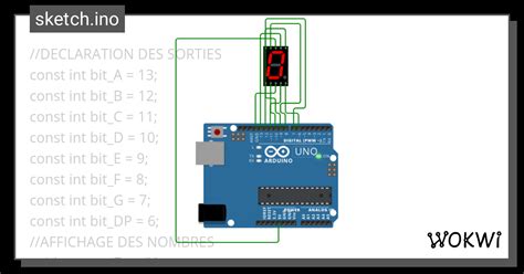 Ademproject7segmentsdisplay Wokwi Esp32 Stm32 Arduino Simulator