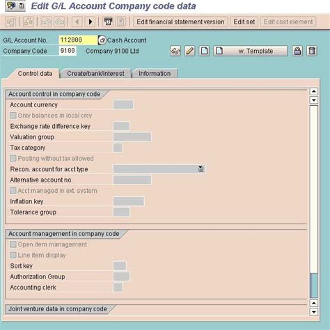 Gl Accounts Creation And Processing