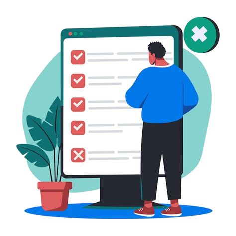 A Flat Illustration Of Character Worried About Incomplete Task Premium Vector