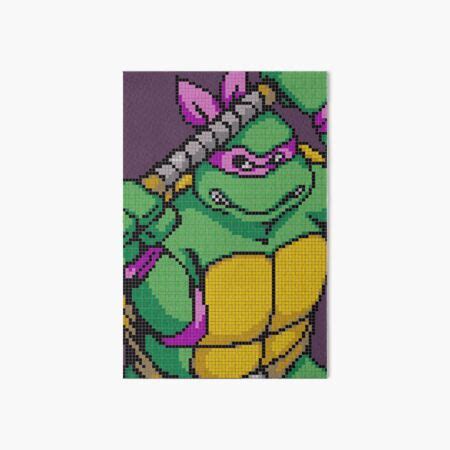 Tmnt Donnie Pixel Arcade Edition Art Board Print By Horatiohayden Redbubble