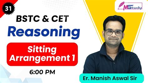 31 Bstc Online Classes 2023 Reasoning Sitting Arrangemen T 1 Bstc Reasoning Online Class